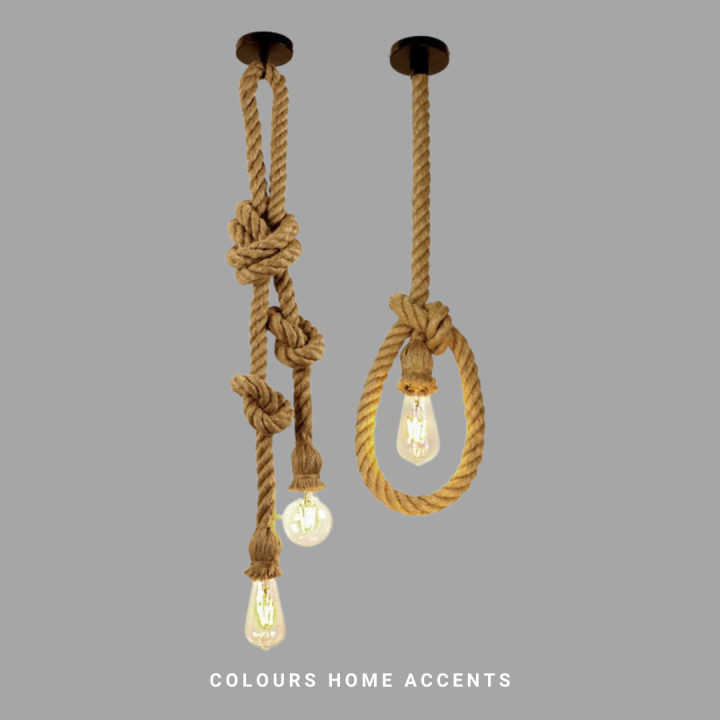 Nautical Rope Pendant Lamp | Lazada PH