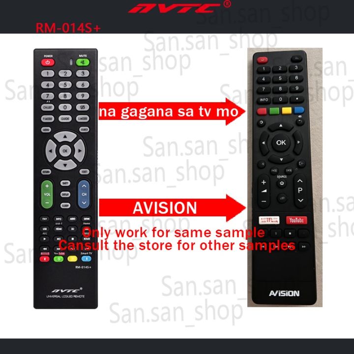 100% Work Universal remote control for avision smart tv remote na ...