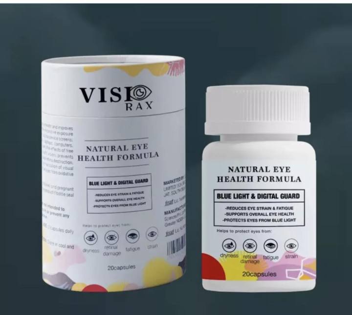AUTHENTIC VISIORAX Helps for Sharp your EYE Vision 20 Capsules | Lazada PH