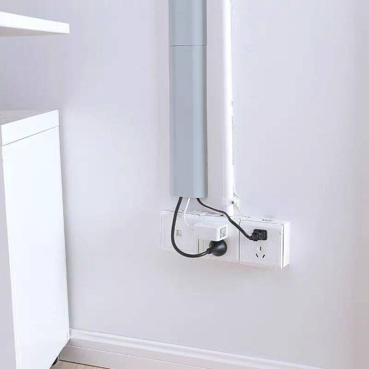 Wall Cable Management Cover Wire Cable Organizer Rail Concealer Wall ...
