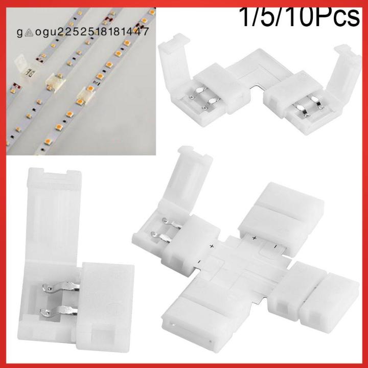 1/5/10Pcs 2Pin 8mm 10mm LED Strip Connectors For 3528 5050 | Lazada PH
