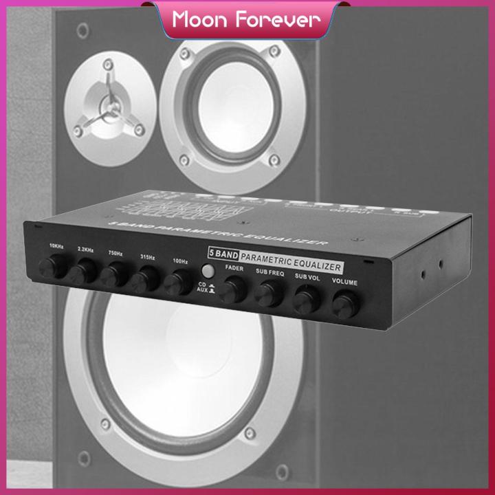 Moon Forever 5 Band Equalizer Easy Installation 5 Equalization Bands ...