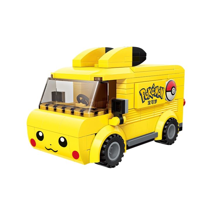 Pokemon Block Building Block Toy Pikachu Car Toy Bus Toy keeppley ...
