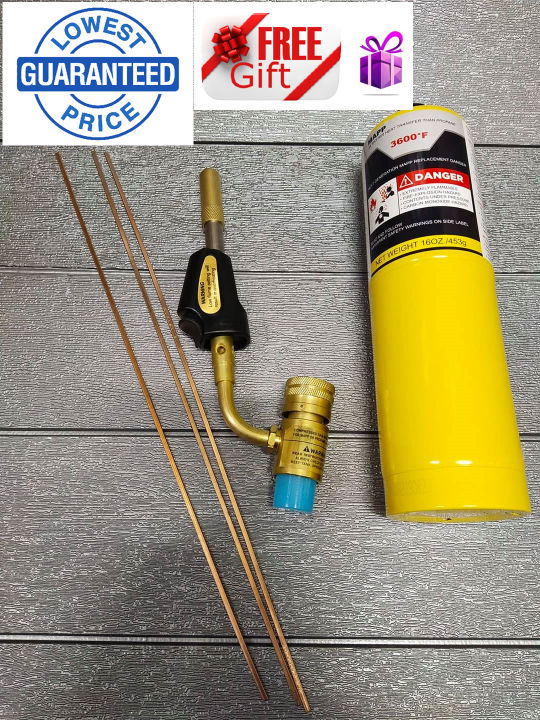 🎁 +SMALL FREE GIFT 🎁 OFFER MAPP GAS BRAZING SOLDERING PROPANE WELDING ...