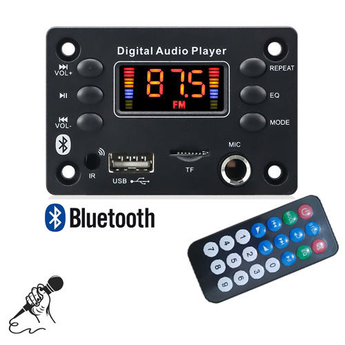 Modul MP3 Player Bluetooth MP3 Audio Decoder Board Bisa Karaoke 12 Volt ...