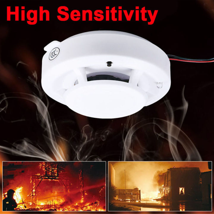 [Ready Stock]80dB Wireless Smoke Detector High Sensitivity Fire Sensor ...