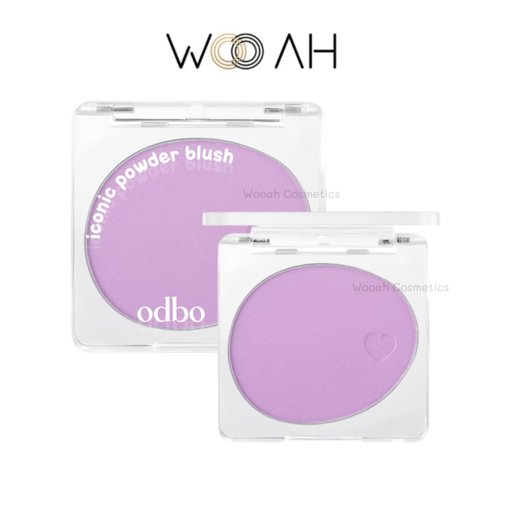 บลัชออน Odbo Iconic Powder Blush OD1325 โอดีบีโอ ไอโคนิค พาวเดอร์ บลัช ปัดแก้ม เนื้อแมทท์ ...