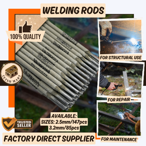 Welding Rods Stick Rods Steel Rods Construction Sold Per Box Premium ...