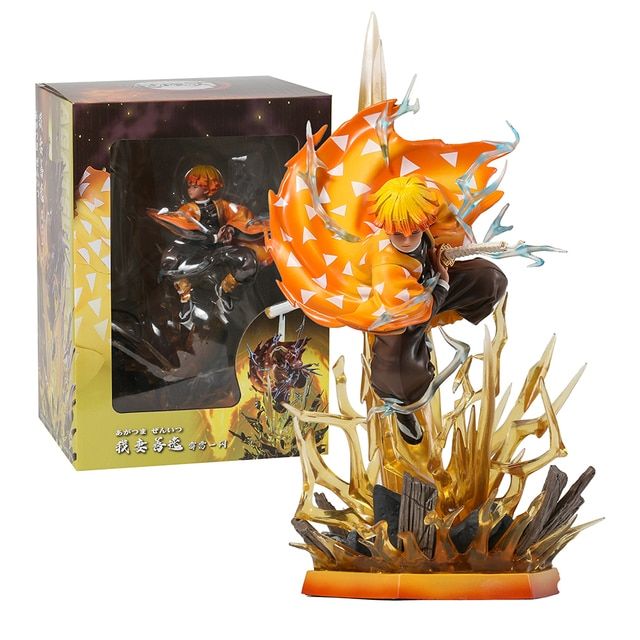 Demon Slayer Battle Agatsuma Zenitsu with Replaceable Head Collection ...