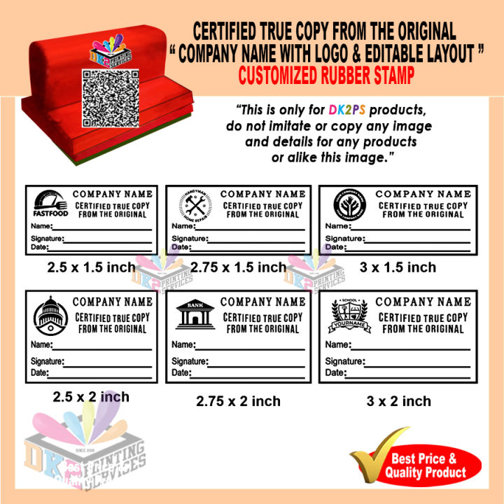 CERTIFIED TRUE COPY FROM THE ORIGINAL “ COMPANY NAME WITH LOGO ...
