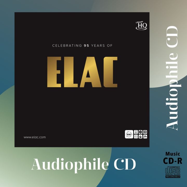 CD AUDIO แผ่นเทส ELAC 'Celebrating 95 Years Of ELAC' (CD-R Clone จาก ...