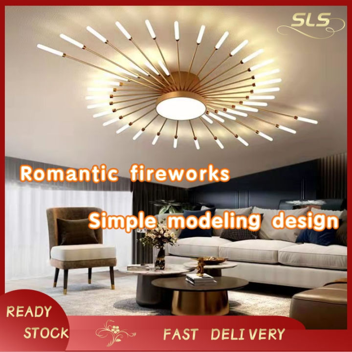 【STAR】Modern Minimalist Chandler for Living Room Bed Rooms LED Ceiling ...