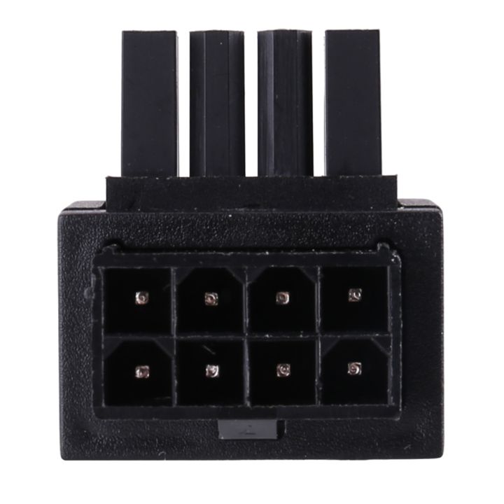 ATX8Pin Female 90 Degree Angled To 8Pin Male Power Adapter GPU Power ...