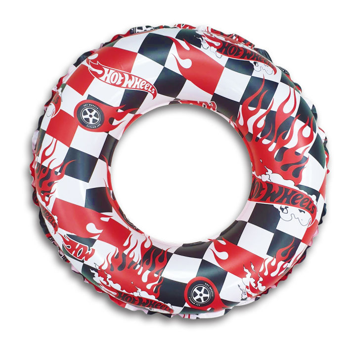 Hot Wheels 24-inch Swim Ring 2024 Outdoor Inflatable Water Pool ...