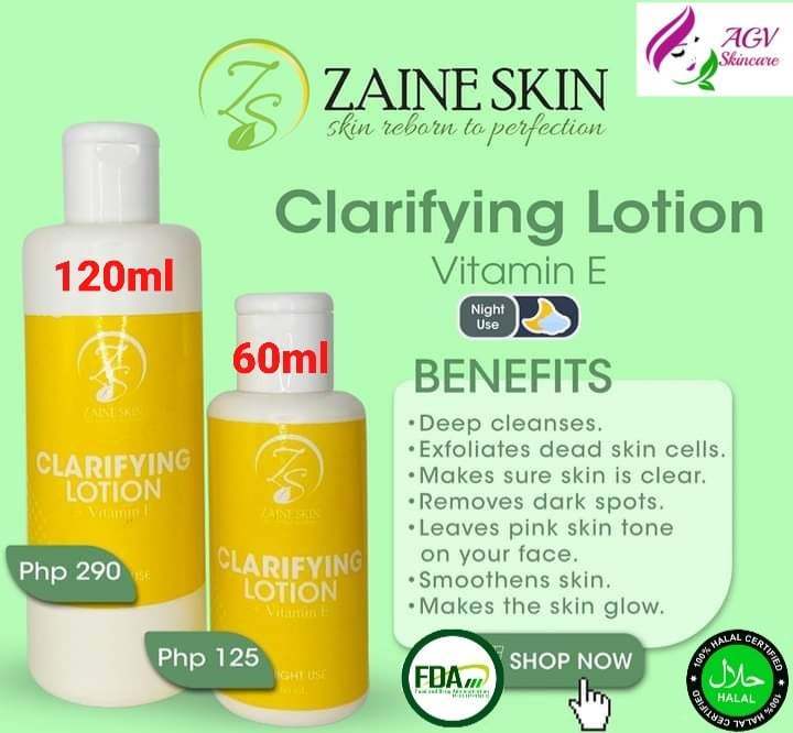ZAINE (60ML/120ML) CLARIFYING LOTION. | Lazada PH