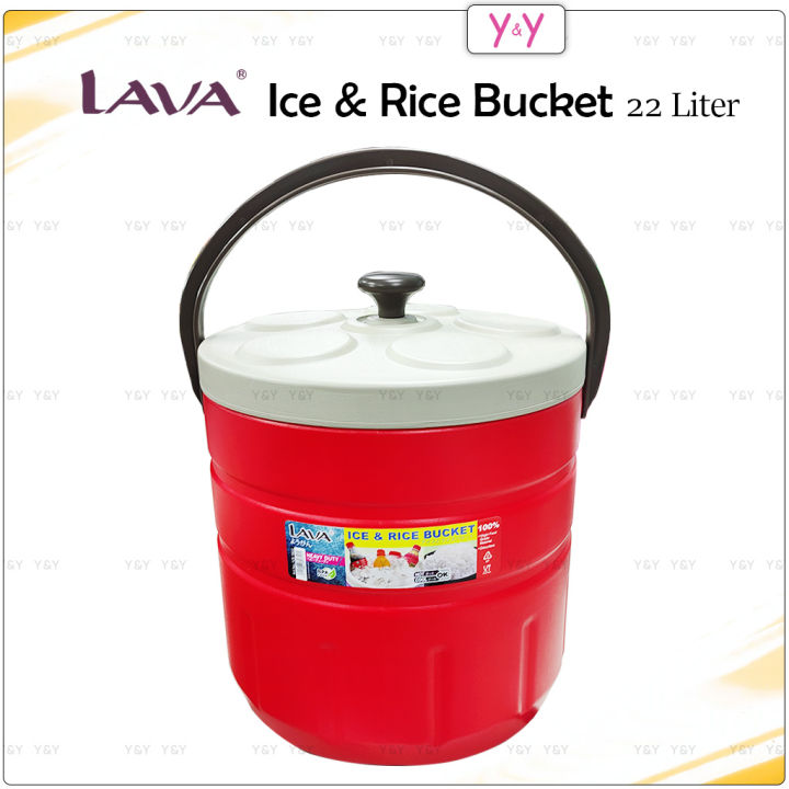 Lava Ice & Rice Bucket 22 Liter / Ice Round Bucket / Insulated Bucket ...