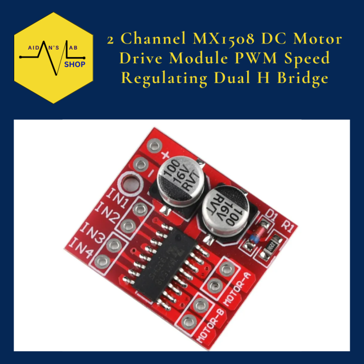 2 Channel MX1508 DC Motor Drive Module PWM Speed Regulating Dual H Bridge Stepper Motor Mini ...