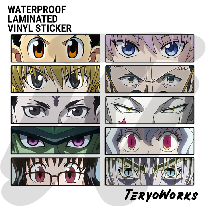 TeryoWorks: Hunter x Hunter - Anime (Eye Slap Sticker) | Lazada PH