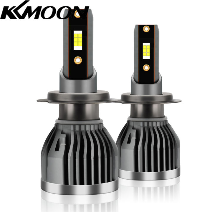 2Pcs IP68 Waterproof Car LED Headlight Bulbs LED Driving Lamp All-in ...