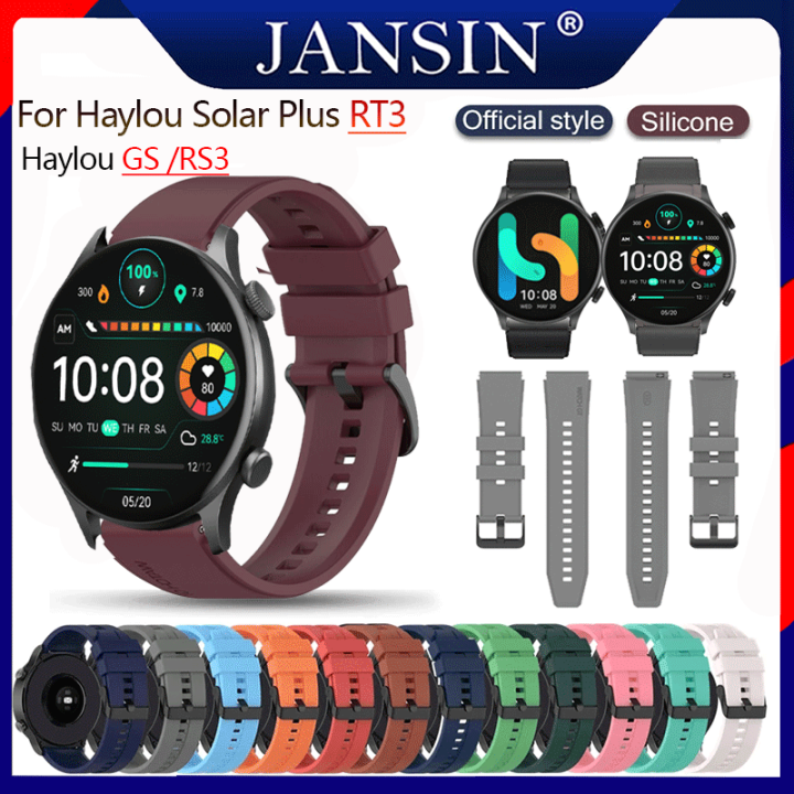 Haylou Solar Plus RT3 smart watch Original Sport Silicone Strap ...