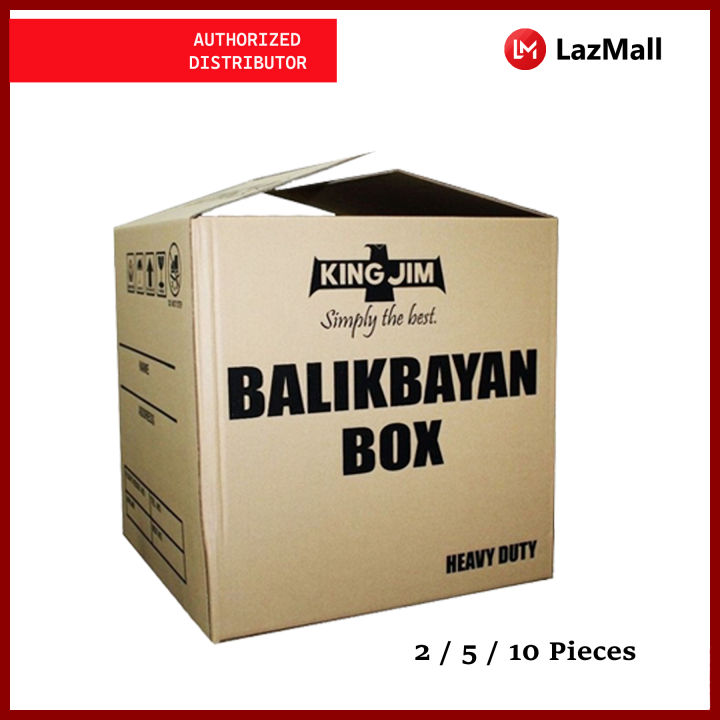 2 / 5 / 10 Pieces Heavy Duty Brown Balikbayan Box | Lazada PH