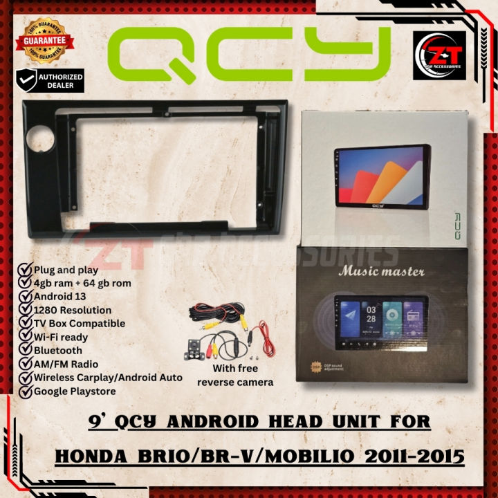 HONDA BRIO / MOBILIO / BRV 2015-1019 QCY ANDROID HEAD UNIT | Lazada PH