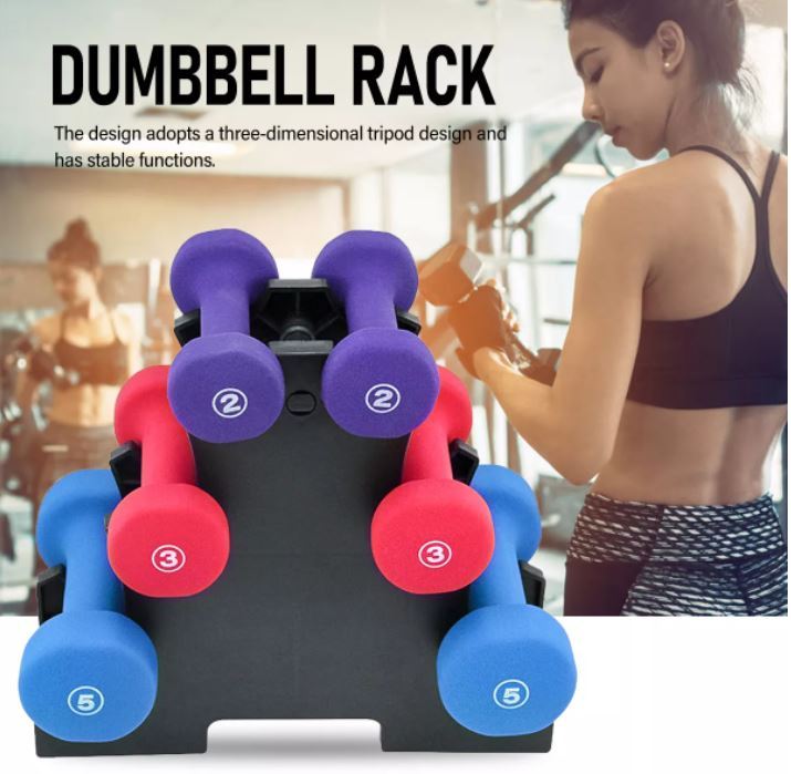 3 Tier Dumbbell Rack / Weights Stand / Organizer / Home Gym | Lazada ...