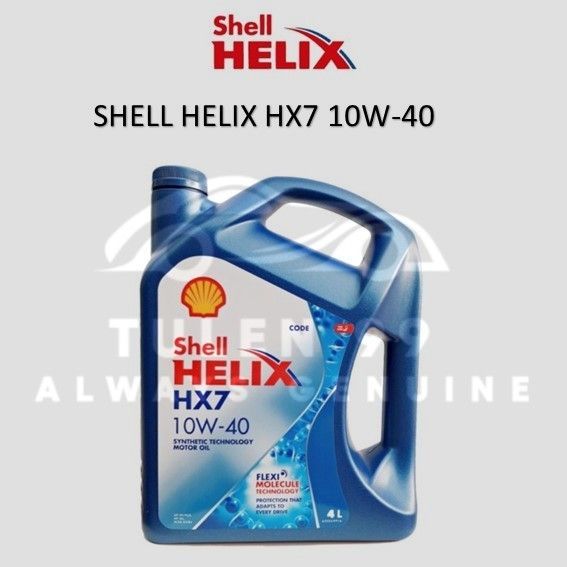 Shell Helix HX7 10w40 Semi Synthetic Engine Oil 4L (Original) | Lazada