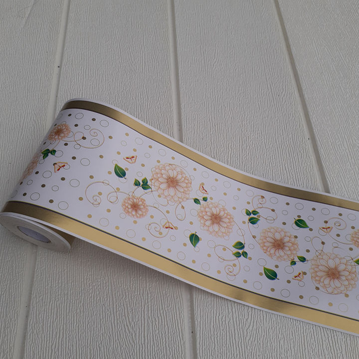 WD Wallpaper Stiker Border List Tembok 10cmx10m Motif Elegant ...