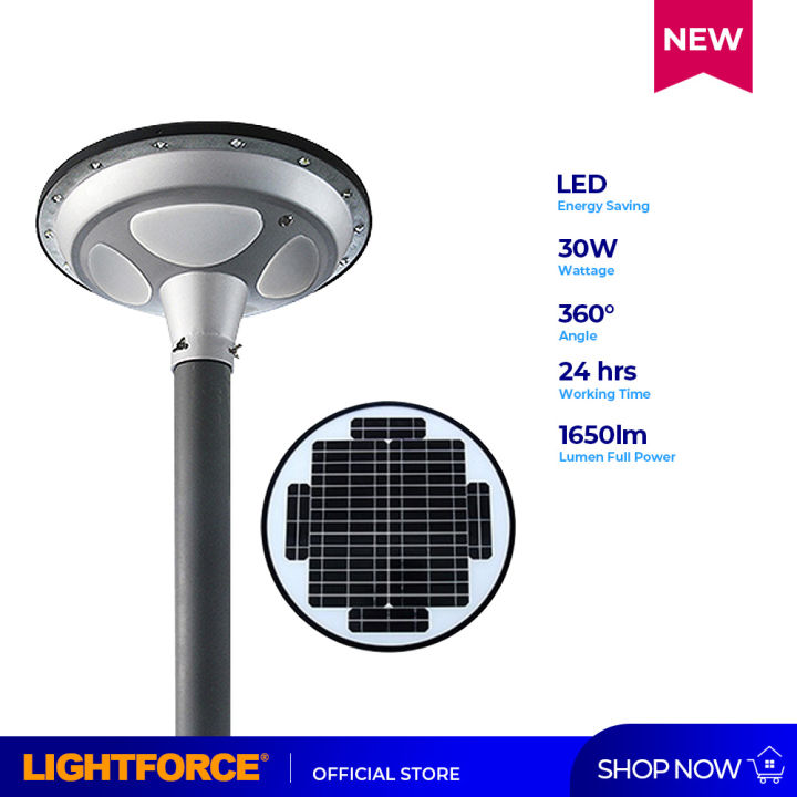 Lightforce Led Solar Streetlight UFO 30W | Lazada PH