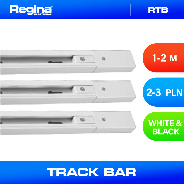Led Rail Track Bar for track lights 1 meters 1.5 meters 2 meters ...