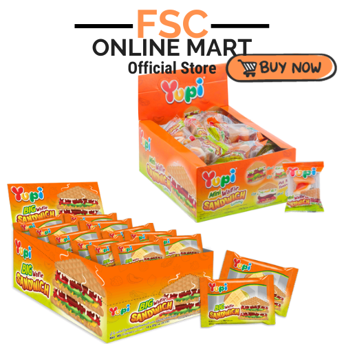 [FSC] Yupi Sandwich Gummy (Mini/Big) 7/28gm (OUTER) | Lazada