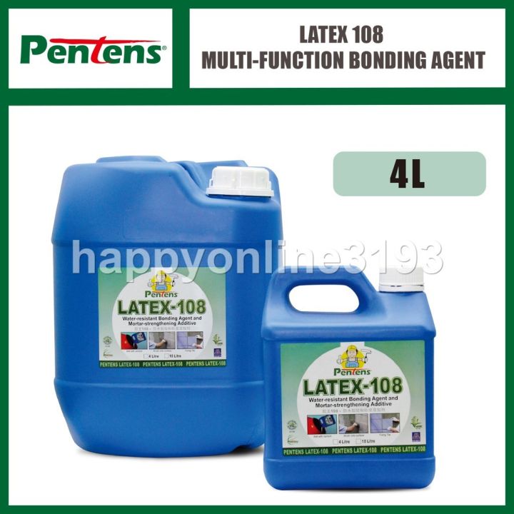 4L PENTENS Latex108 Multi-Function Bonding Agent Susu Simen Gum Latex ...