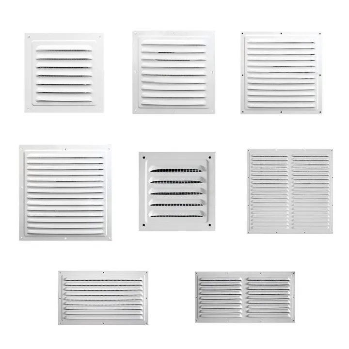 RUIN Aluminum Alloy Air Vent Grille Air System Net Cover Screen Heating ...
