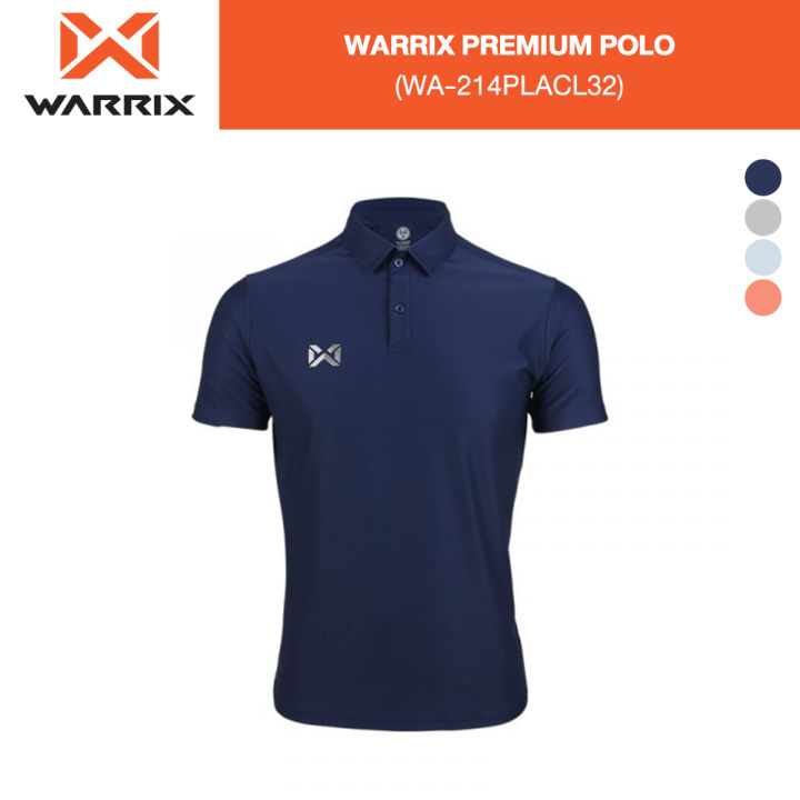 เสื้อกอล์ฟ Warrix Premium Polo ใส่ได้ทั้งหญิงและชาย (WA-214PLACL32) | Lazada.co.th