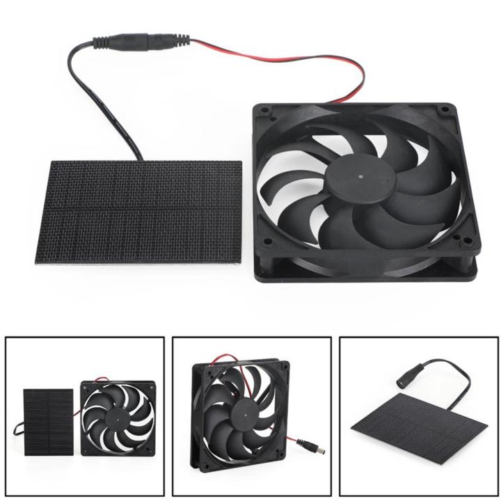 easy99 Solar Panel Exhaust Fan, 3W Solar Powered Fan, Portable ...