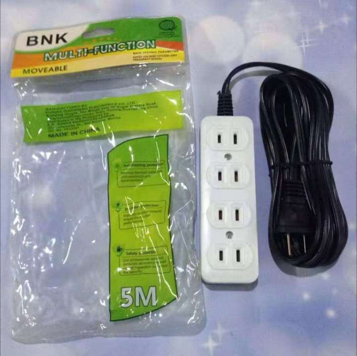 Extention Wire 4Gang 3Gang Thick Wire With BPS 5Meters Wire | Lazada PH