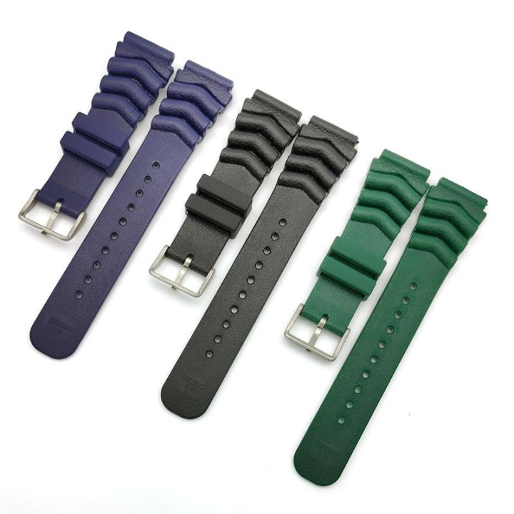 Silicone Strap Seiko Logo 18mm 20mm 22mm Watchband Sports Water ...