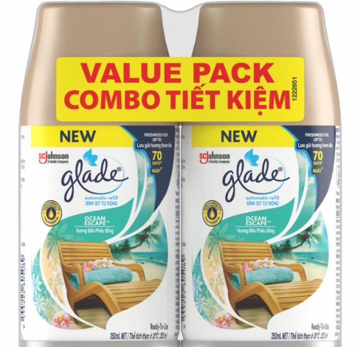 Glade Automatic Spray Refill - Ocean Escape TWIN PACK (252ml x 2 ...
