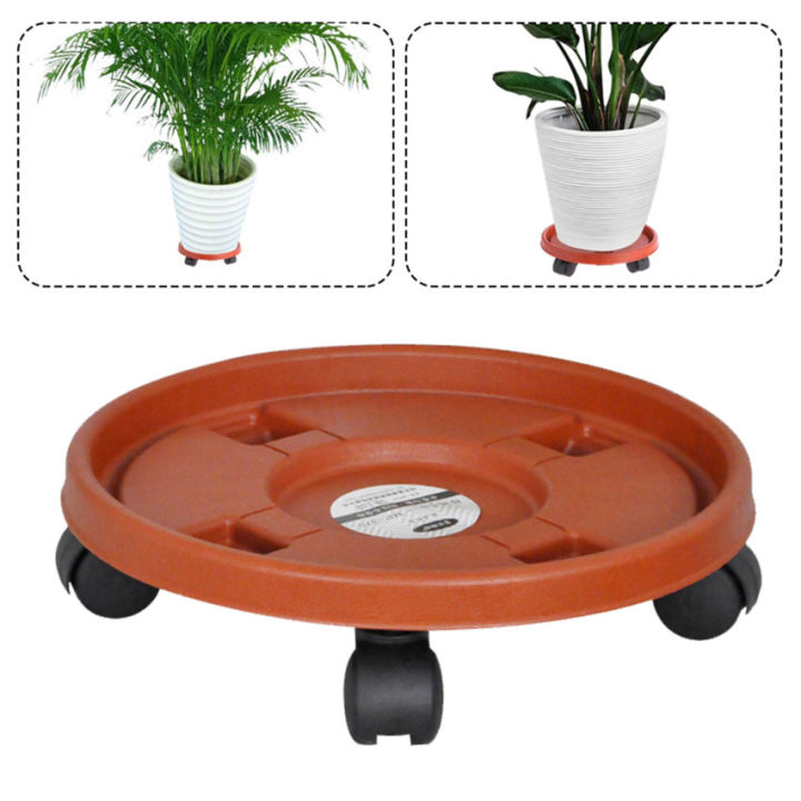 【In Stock+High Quality】Movable Plant Stand Flower Pot Tray, With ...