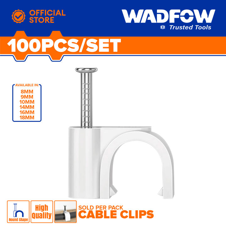 WADFOW 100PCS/SET Round Plastic Construction and Zinc Plated Nails 8MM ...