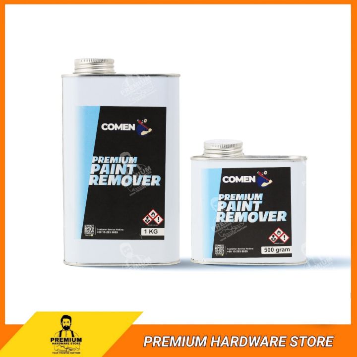 COMEN Paint Remover (500G & 1KG) Metal Steel Iron Wood Paint Remover ...