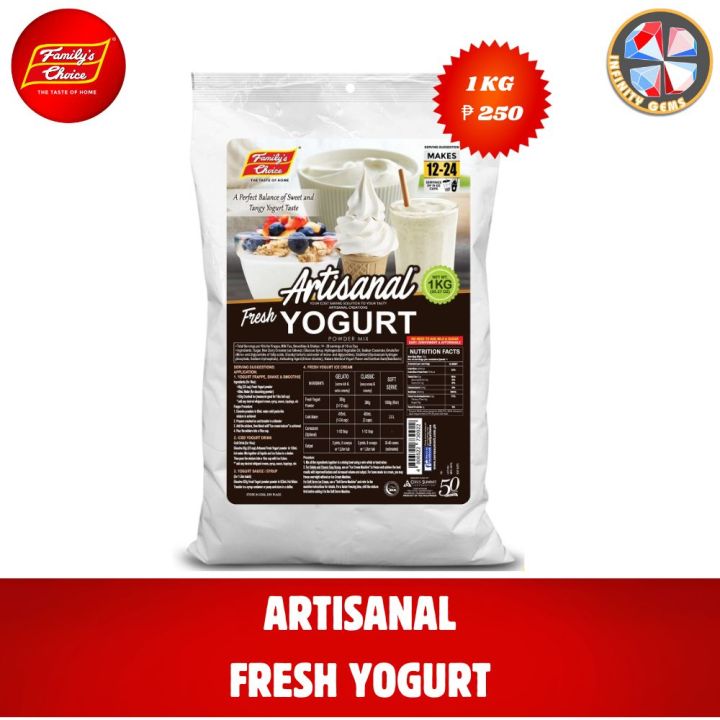 ARTISANAL FRESH YOGURT POWDER MIX 1KG | Lazada PH