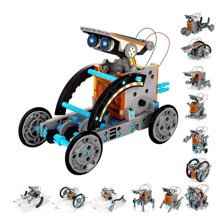 ☂READY STOCK 13 in 1 DIY Solar Robot Educational Kit Creation Kit ...