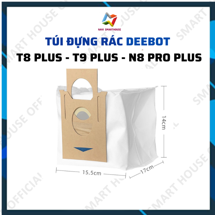 Túi chứa rác cho thùng rác tự động Robot Debot T8 Aivi Plus, T9 Aivi ...