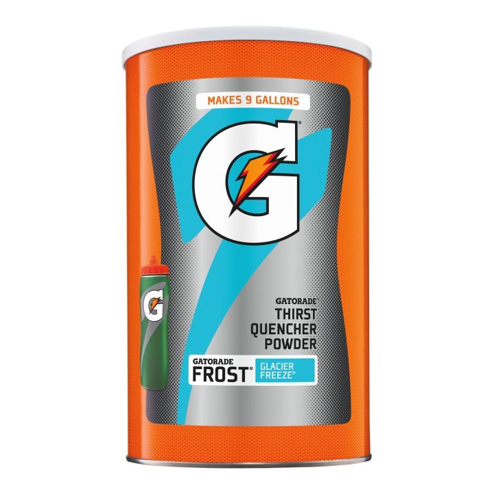 Gatorade Powdered Drink Mix, Frost Glacier Freeze, 76.5 oz., Makes 9 ...