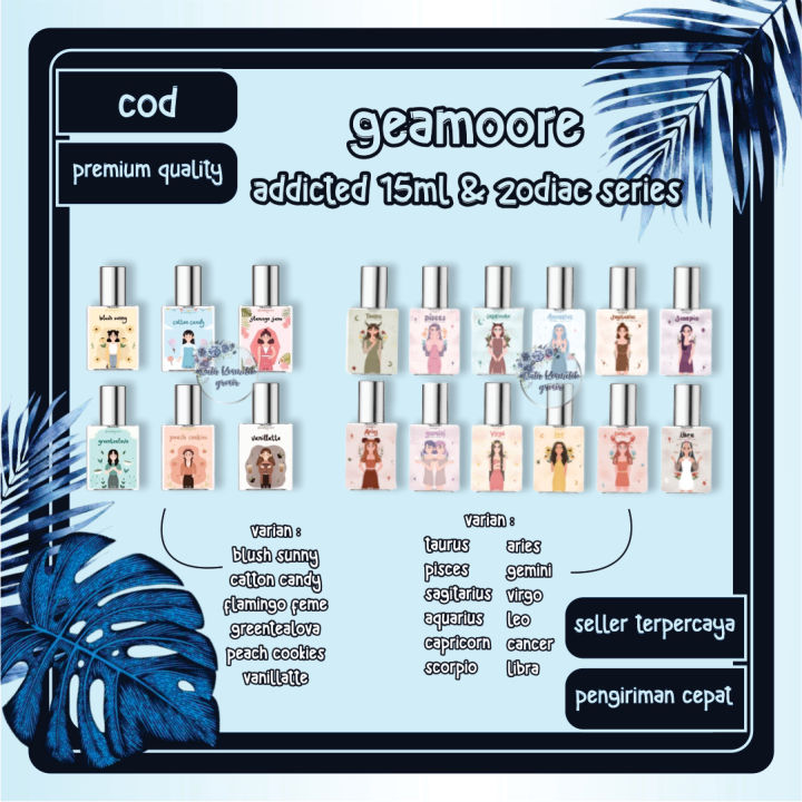 Geamoore Addicted Parfum Series 15ml | Parfum Geamore Korean | Zodiac ...