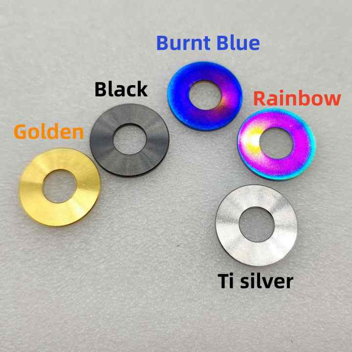 1pc Vitaltitanium Grade 5 Titanium Washers M8 OD20mm 1.5mm thickness ...