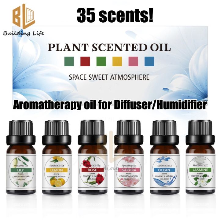 35 Scents Natural Fragrance Oil Mixed Essential Oil for Aroma Diffuser ...