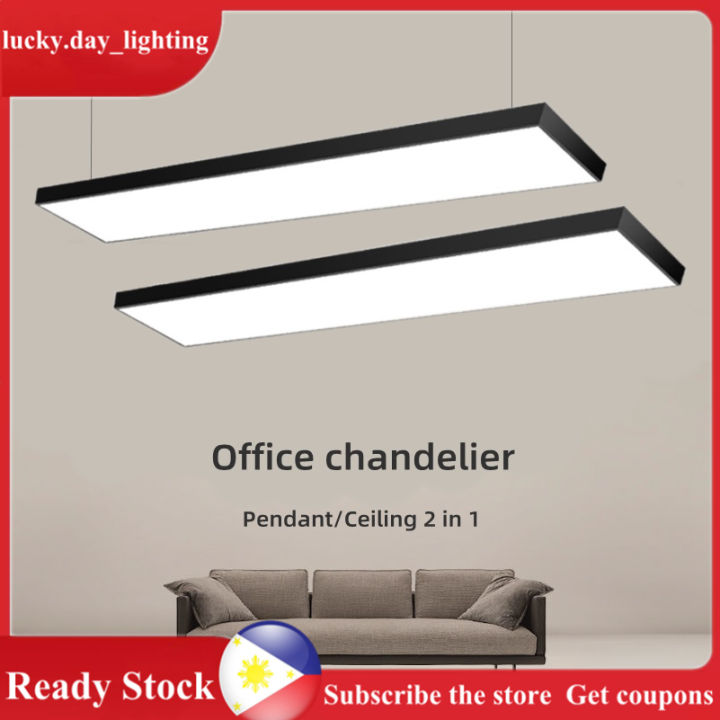 2 In1 Led Linear Light Pendant Light White Light Office Lights Pendant ...